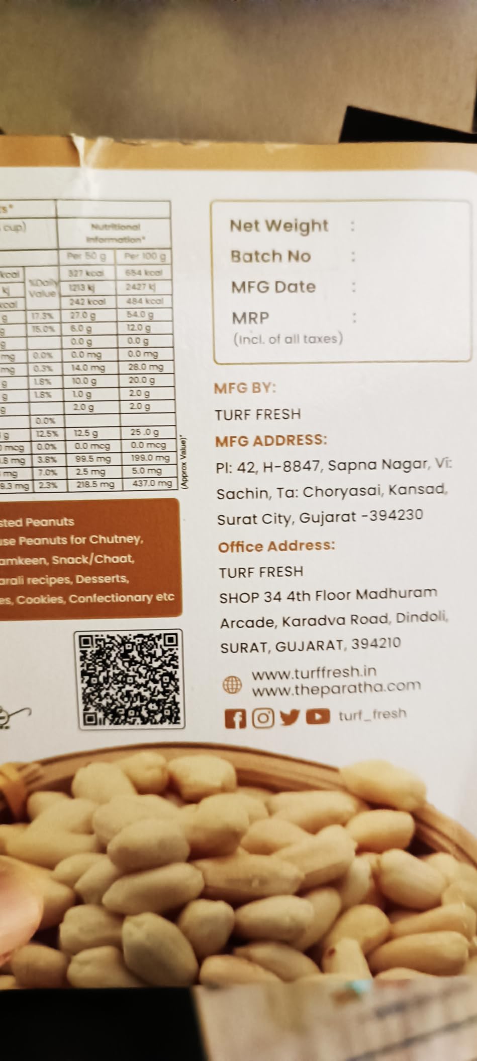 Turf Fresh Roasted Salted Peanuts -| Roasted Salted Peanuts Seeds ...