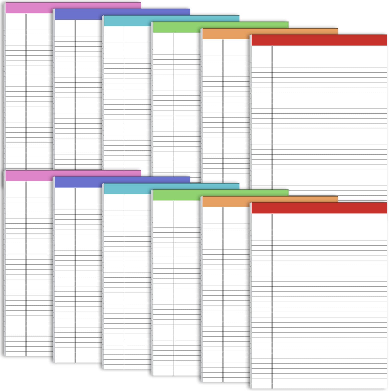 Amazon.com : Fainne 12 Pack Legal Pads 8.5 x 11 Inch, 50 Sheets Each ...