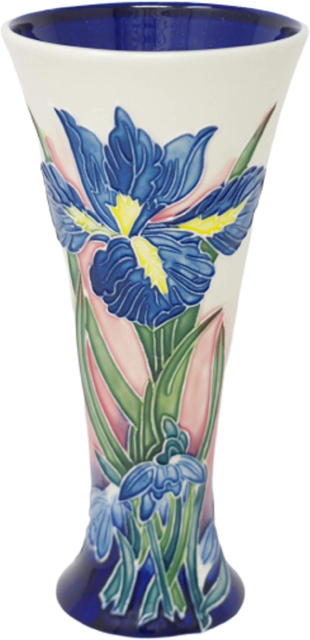 Old Tupton Ware Vase 8" 1298 Hand Made & Painted Tube Lined Pottery ...