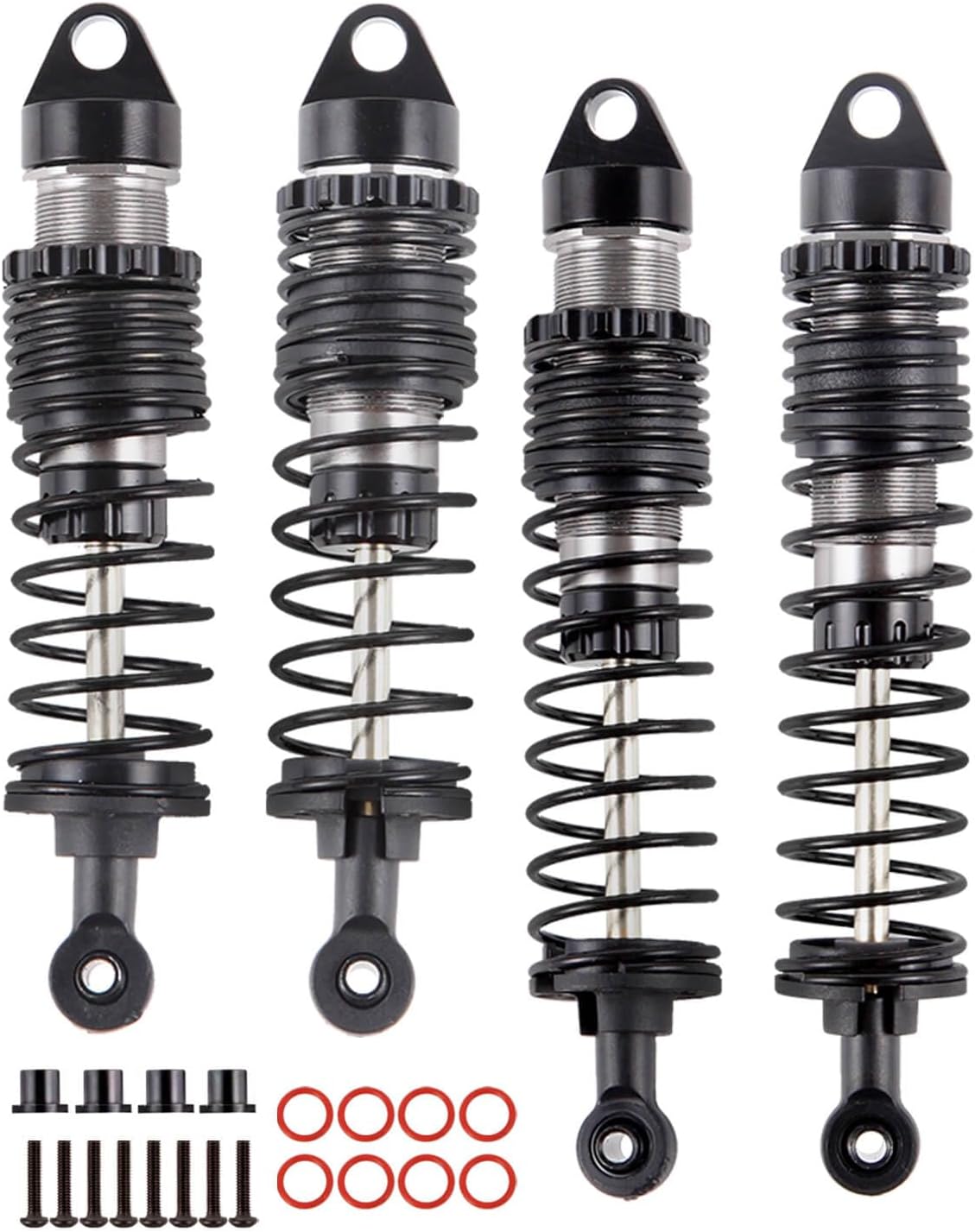 Amazon.com: hopsupRC Full Aluminum Big Bore RC Shocks Absorber Damper ...