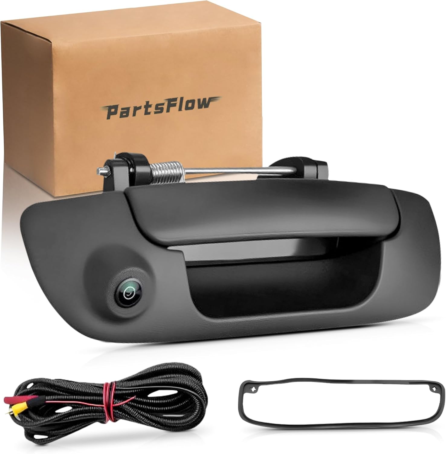 Amazon.com: PartsFlow Rear View Backup Tailgate Handle Camera ...