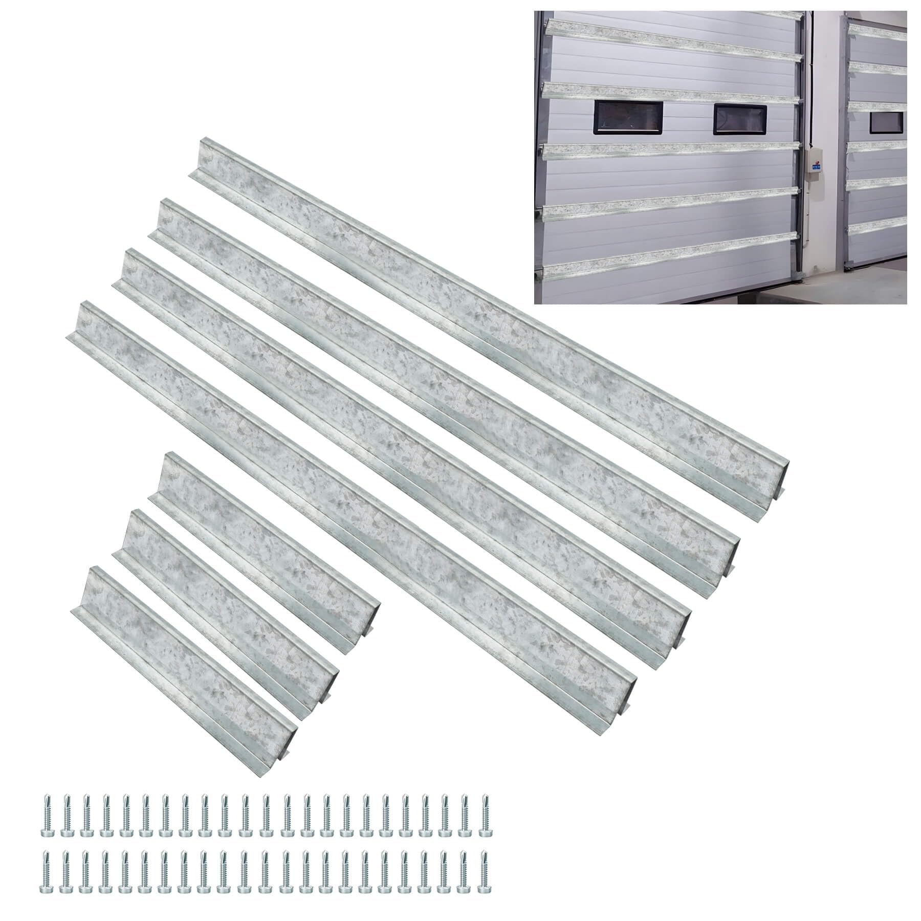 Qlvily Garage Door Support Reinforcement Strut, Heavy Duty Garage Door ...