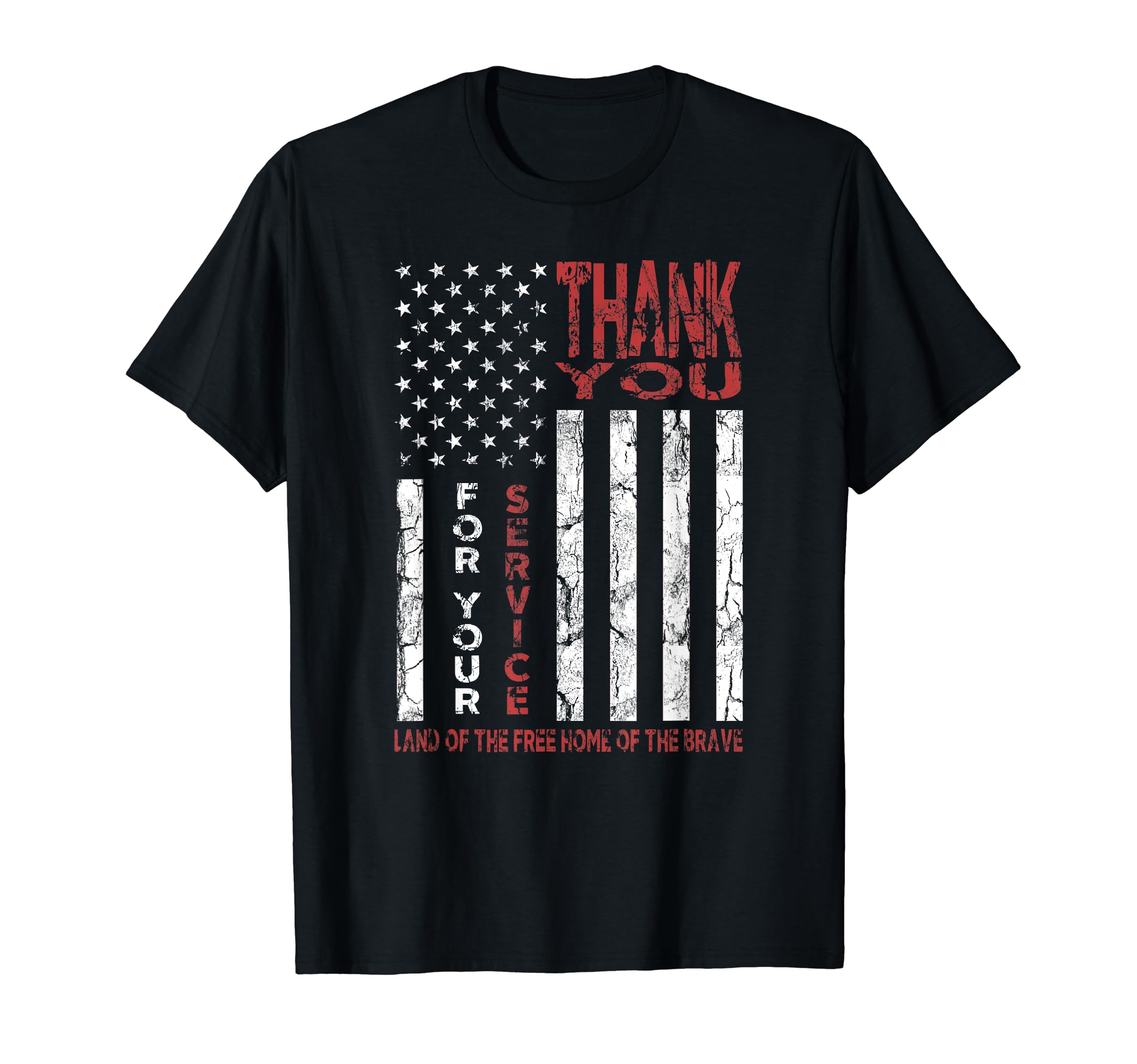 Amazon.com: Thank You For Your Service Shirt / Veterans Day T Shirt ...