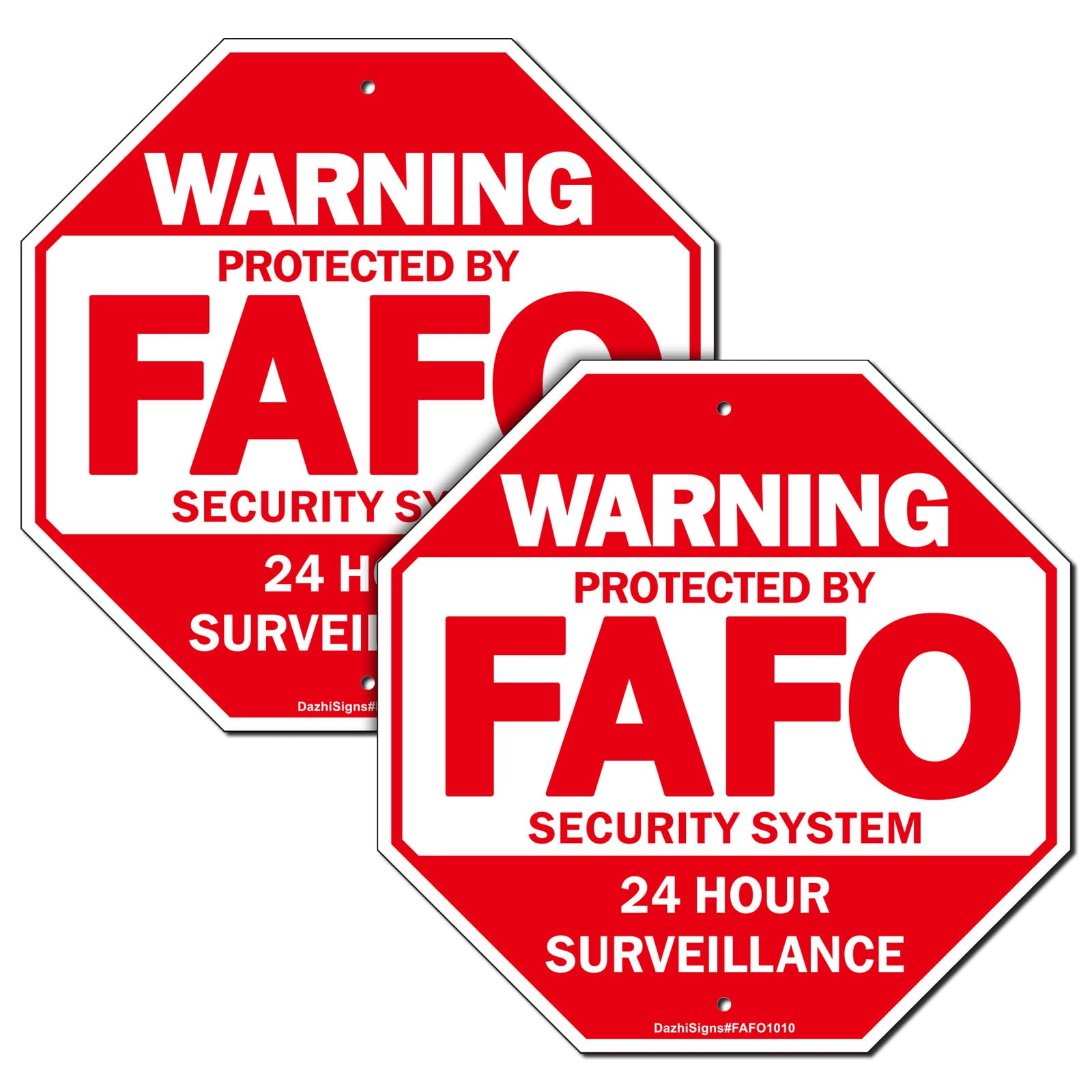 Amazon.com : 2Pack FAFO Security Sign, Fuck Around and Find Out Sign ...