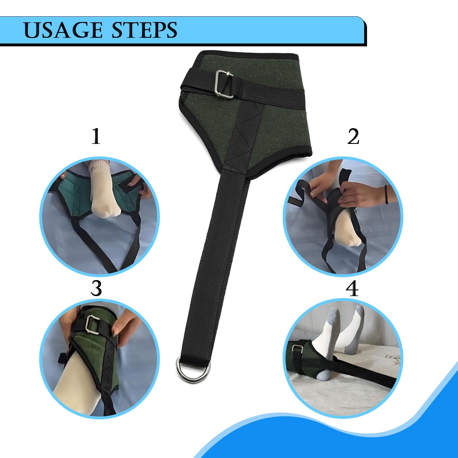 Snapklik.com : Home Ankle Fracture Traction Belt, Dislocation, Ankle ...