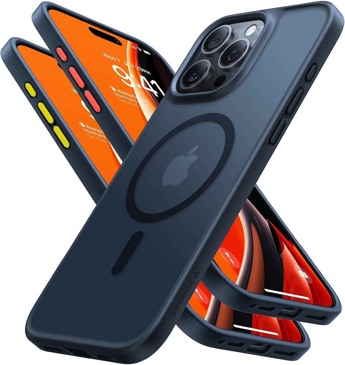 Amazon.com: TORRAS Stronger Magnetic & Shockproof for iPhone 16 Pro ...
