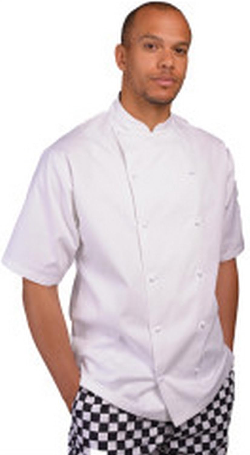 Le Chef - Chaqueta de manga corta Executive estilo chef para hombre ...