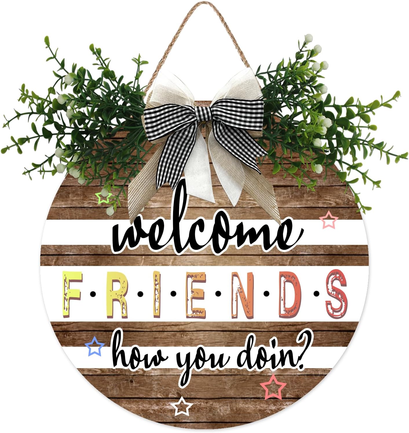 Amazon.com: Friends Welcome Sign - TV Show Decor, Front Door & Porch ...