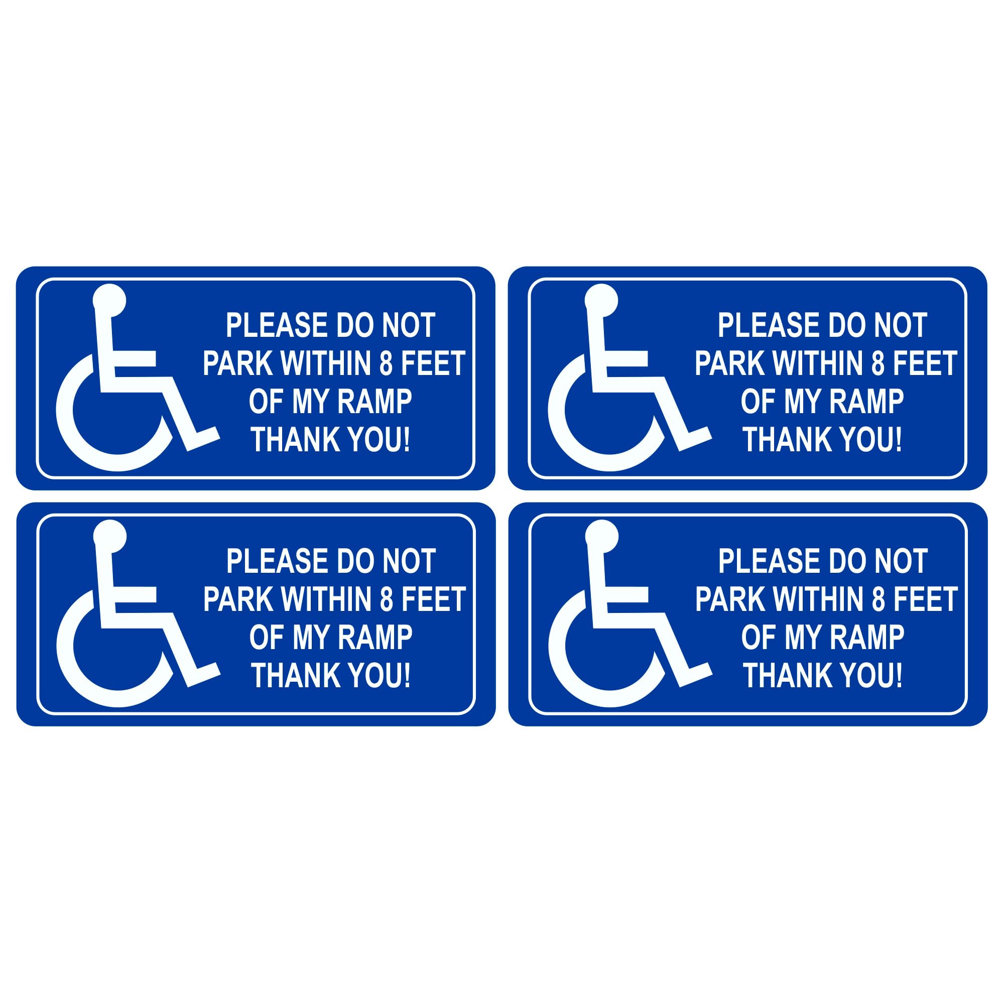 Amazon.com: GamesMonkey® - Disabled Stickers Kit - Handicap accessible ...
