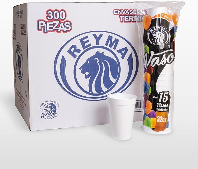 Vaso Térmico Desechable Reyma de 1 Litro. Ideal para todo tipo de ...