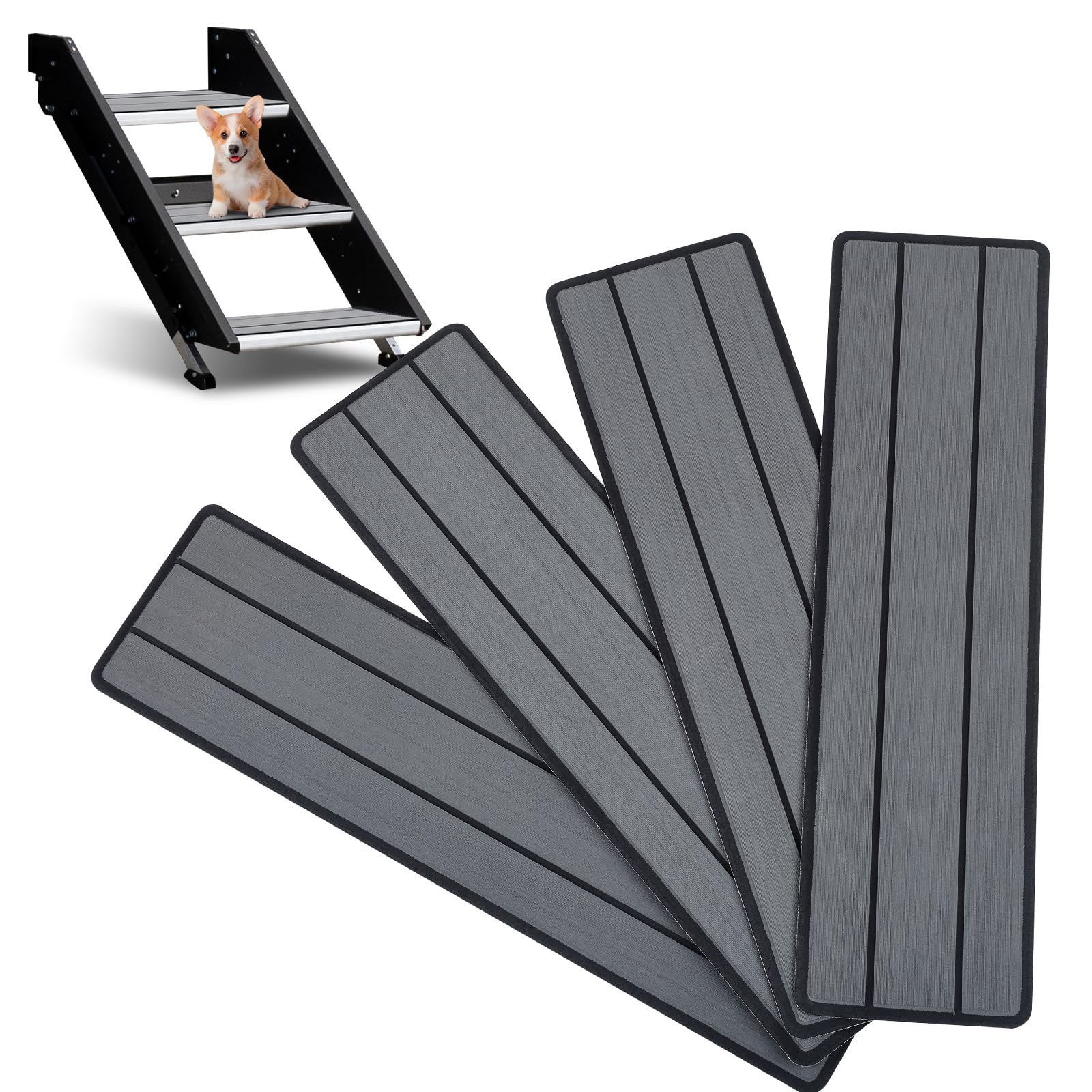 Amazon.com: OCEANBROAD EVA Foam RV Step Cover 24''x6.5'' 4 Pack with ...