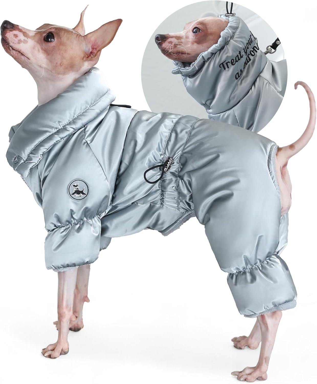 Amazon.com : PETBARONET Dog Winter Jacket, Waterproof Full Body Dog ...