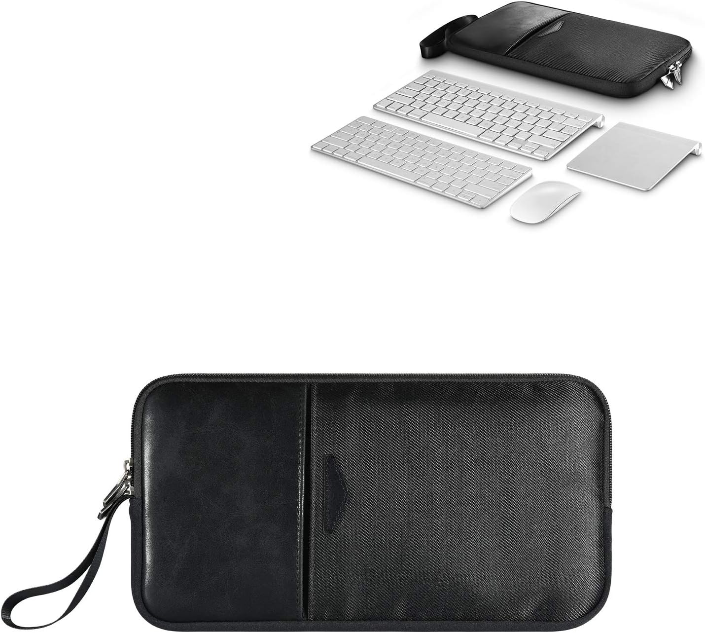 Hosoncovy Portable Keyboard and Mouse Carrying Case Storage Bag Travel ...