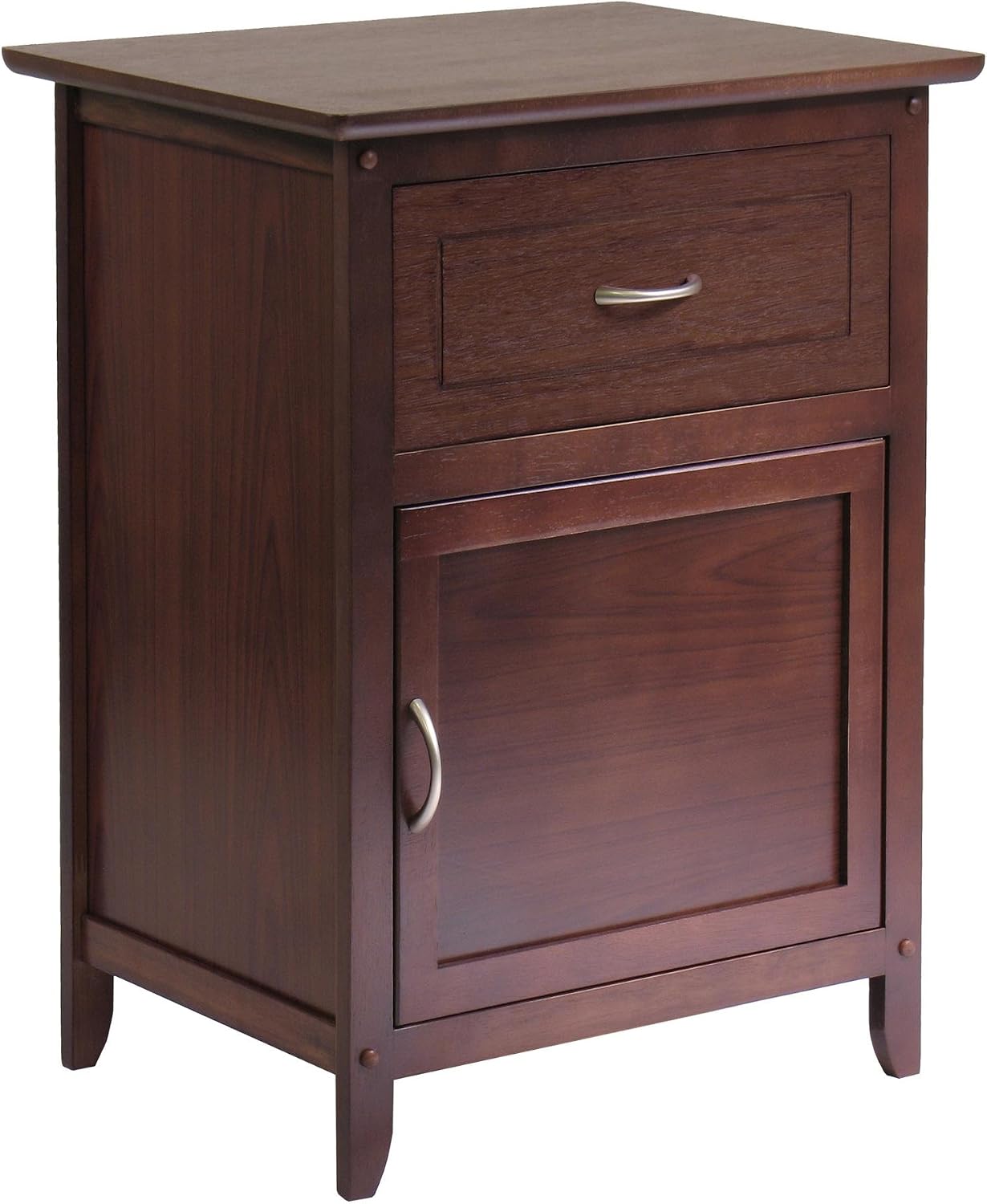 Amazon.com: Accent Table with Door and Drawer, C Handle : Home & Kitchen