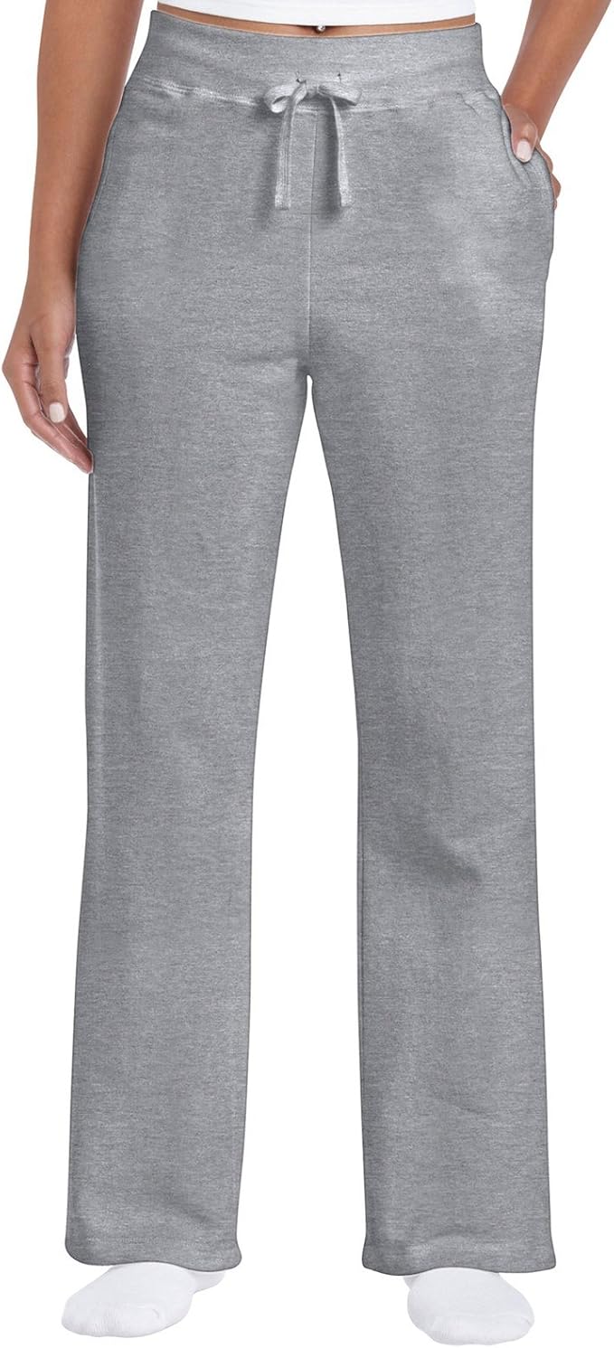 Amazon.com: Gildan Women's Open Bottom Sweatpants : Clothing, Shoes ...