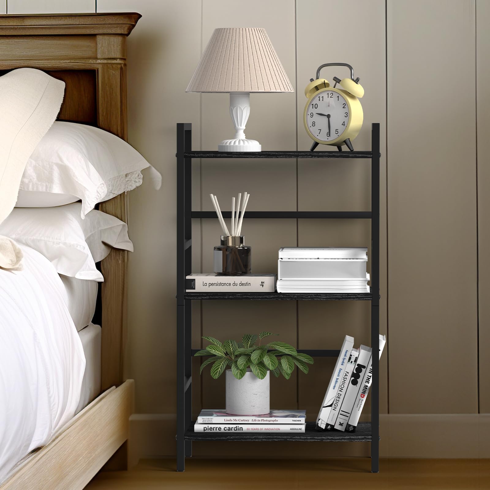 Snapklik.com : CADUKE Industrial Bookcase 3 Tier Book Shelf Organizer ...