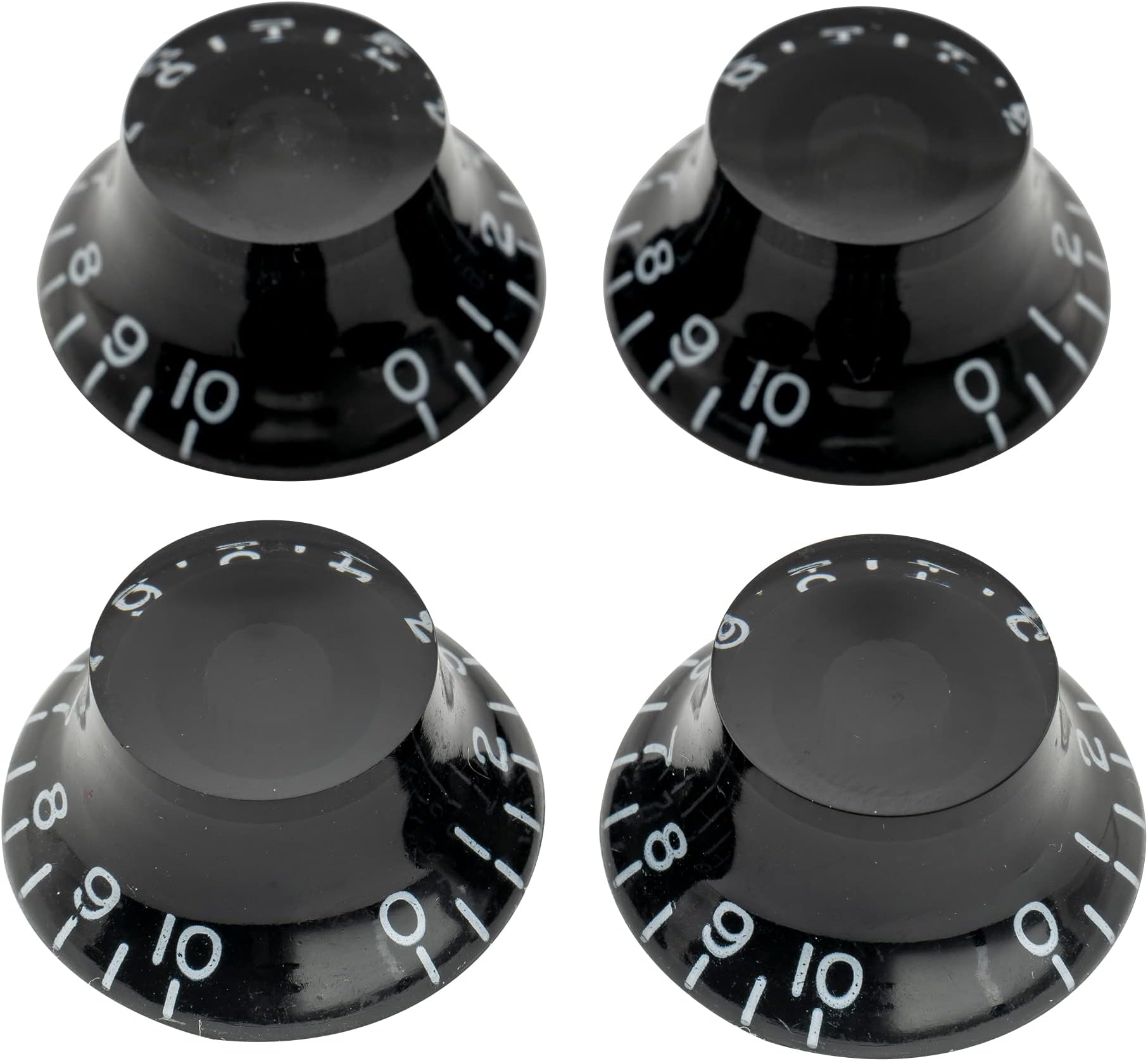 Amazon.com: Musiclily Pro Metric Size Guitar Top Hat Bell Control Knobs ...