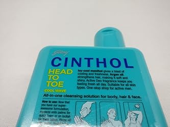 Buy Cinthol Head to Toe, 3-in-1 Wash (Shampoo, Face and Body) COOL WAVE ...