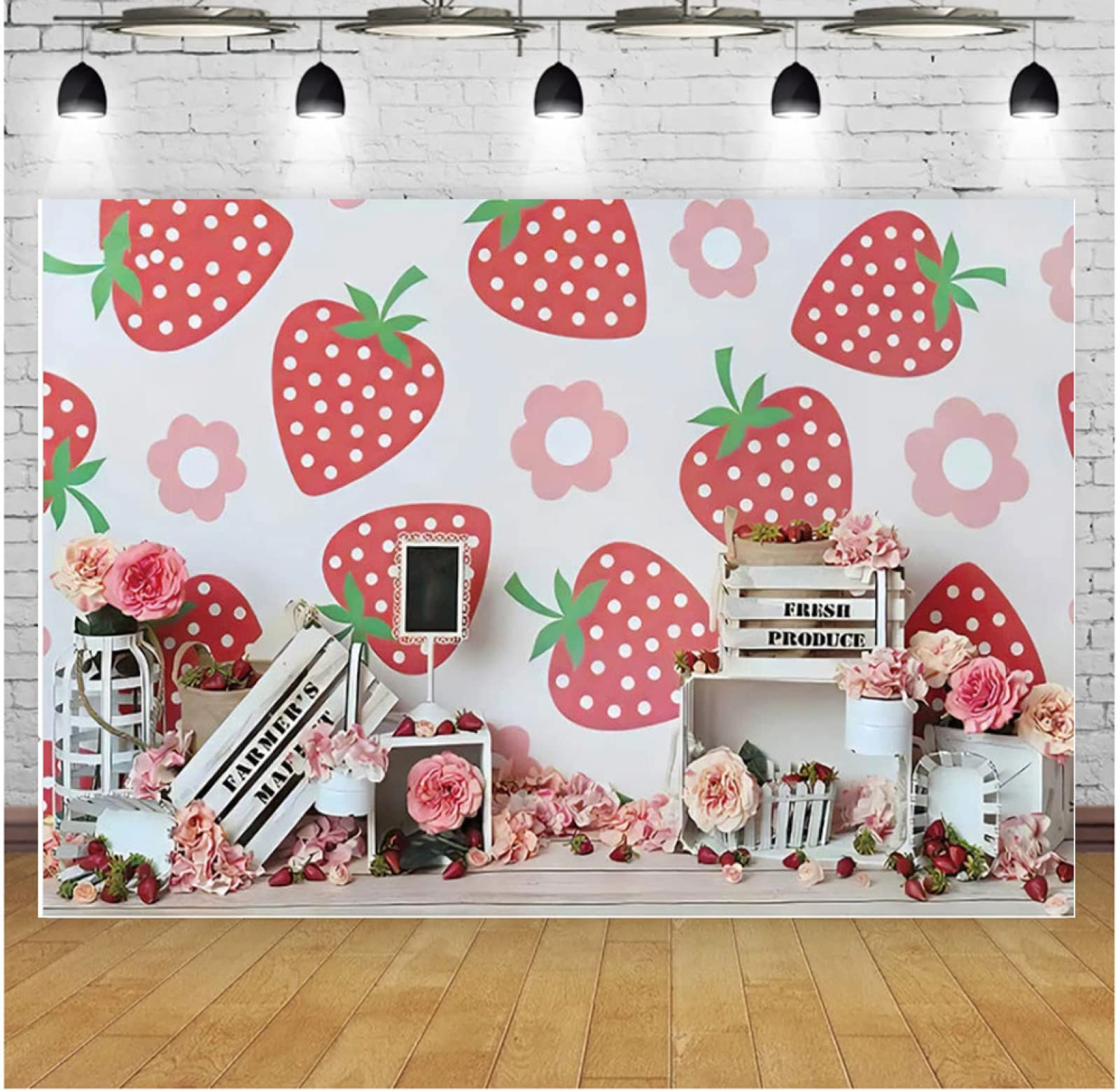 Strawberry Shortcake Backdrop