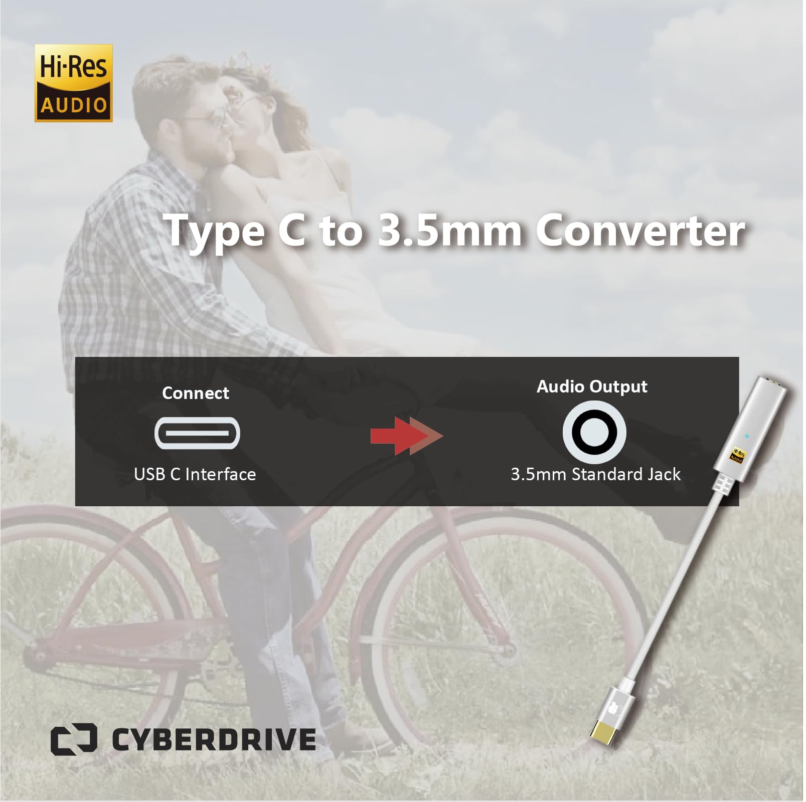 Snapklik.com : CYBERDRIVE USB-C Audio DAC Dongle By ESS 9280 Quad DAC ...