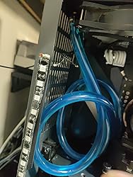 Amazon.com: DS PC LED Flexible Light Strip Blue Computer Lighting with ...