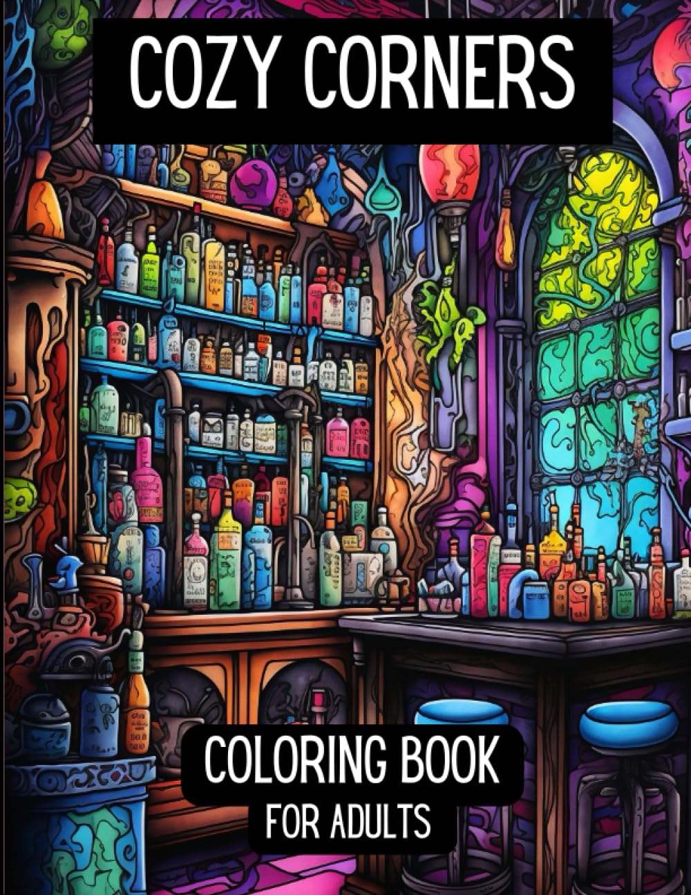 Amazon.com: Cozy Corners Coloring Book for Adults.: Adult Coloring Book ...