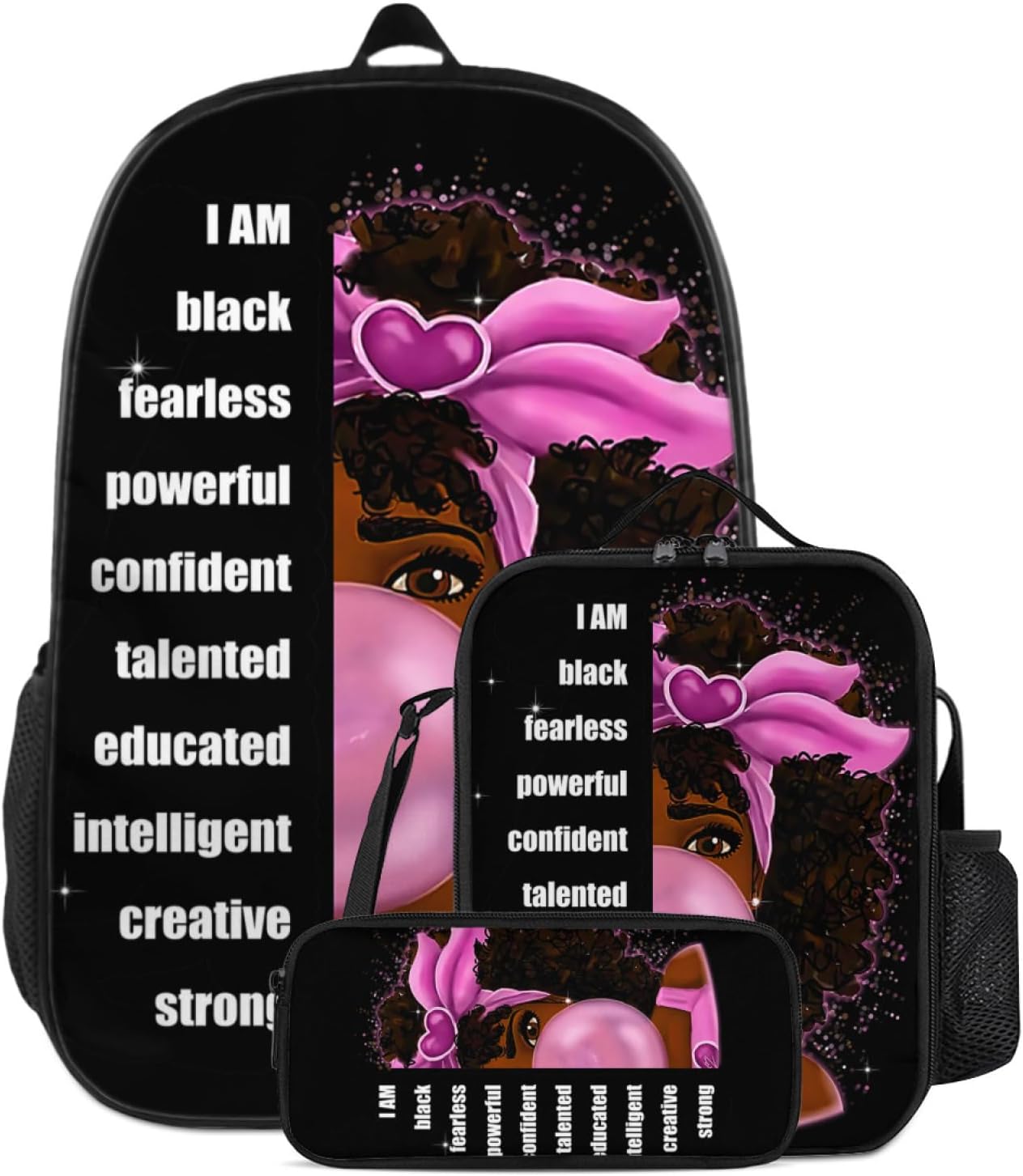 Amazon.com: Maynofu African Black Girl Backpack for School Bag Teen ...