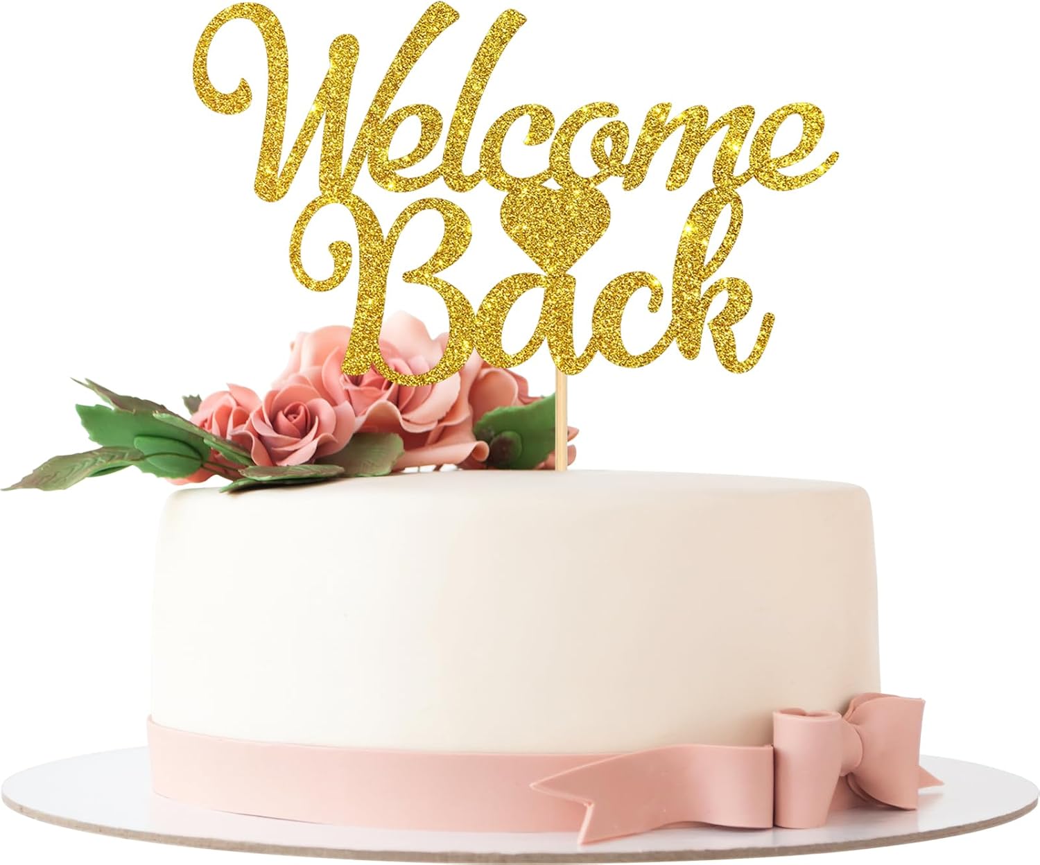 Amazon.com: Welcome Back Cake Topper,Welcome Home Cake Topper,Home ...