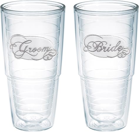 Amazon.com | Tervis "Bride and Groom" Assorted Tumbler, 16-Ounce ...