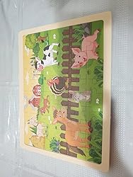 Amazon.com: SYNARRY Wooden Puzzles for Kids Ages 4-6, 6 Packs 60 PCs ...