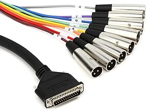 HOSA DTM-807 Balanced Snake, DB25 to XLR3M, 7 m: Amazon.co.uk: Musical Instruments & DJ