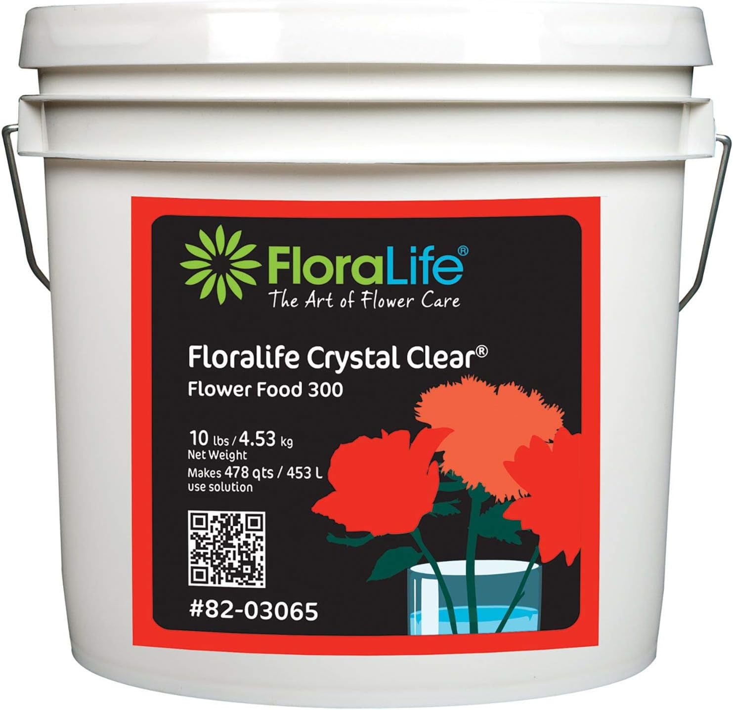 Amazon.com : Floralife Crystal Clear Flower Food 300 Powder, 10 Lb ...