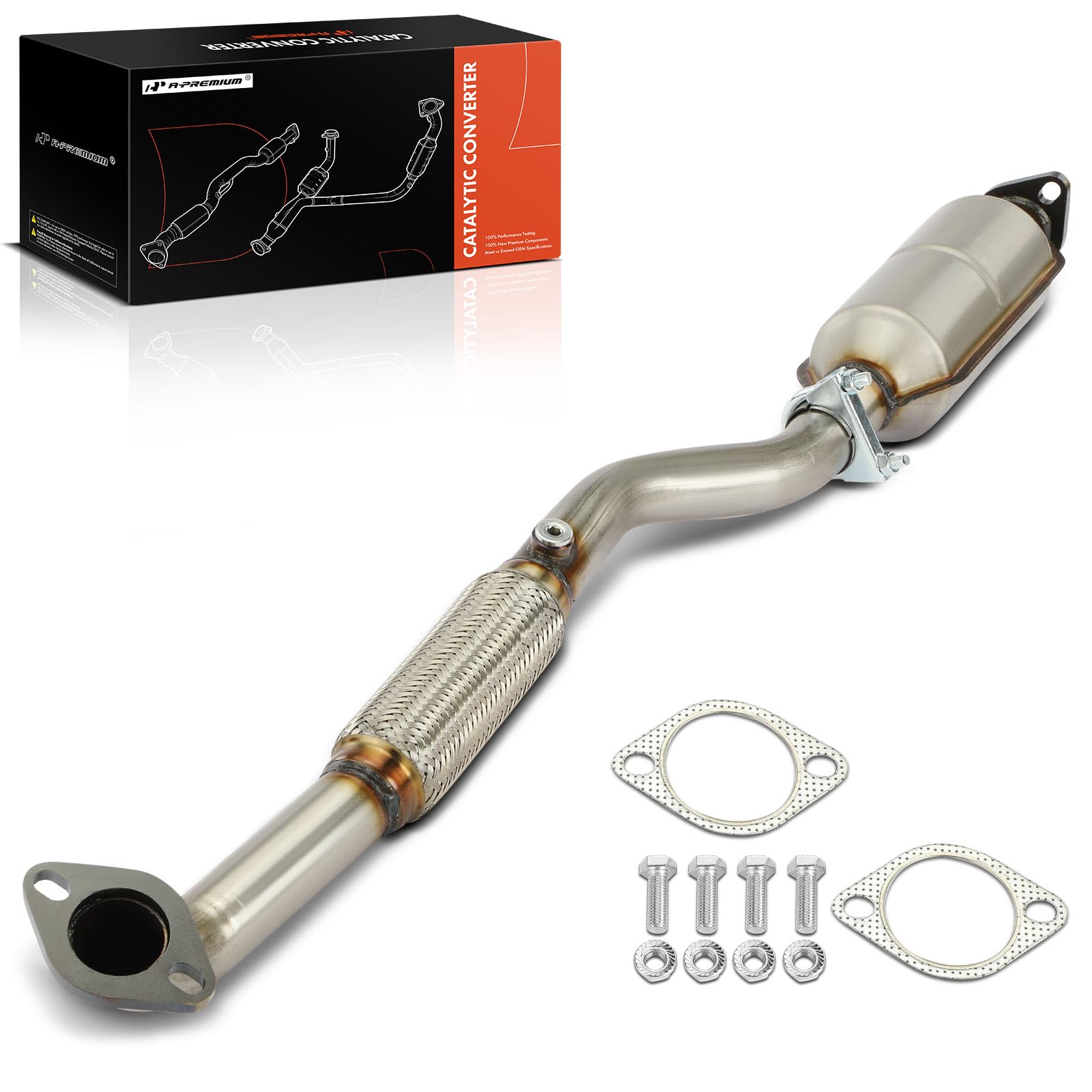 Amazon.com: A-Premium Rear Catalytic Converter Kit Direct-Fit ...