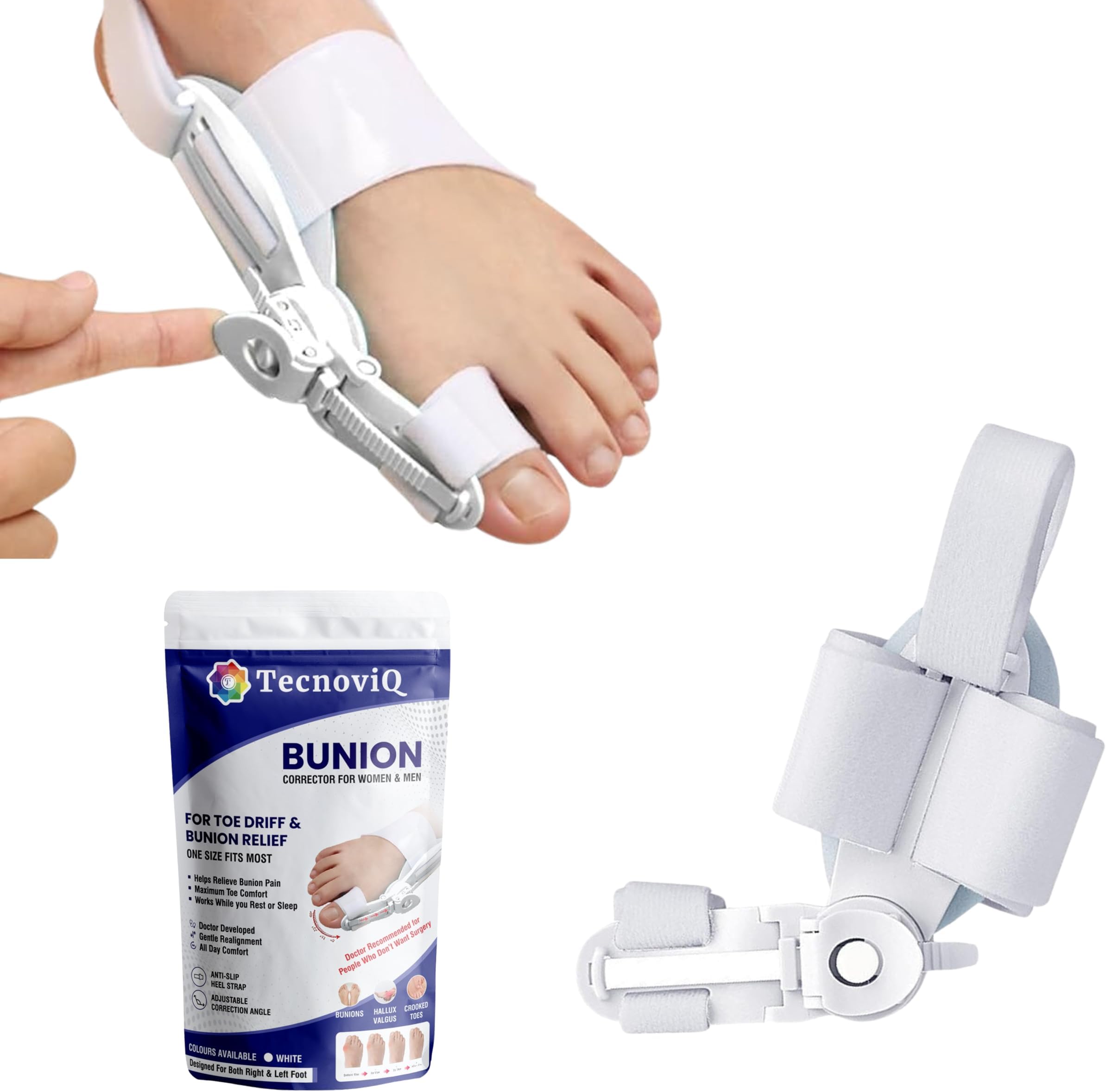 UltraCare PRO ERGO Bunion Corrector - 1 year Warranty - Orthopedic ...