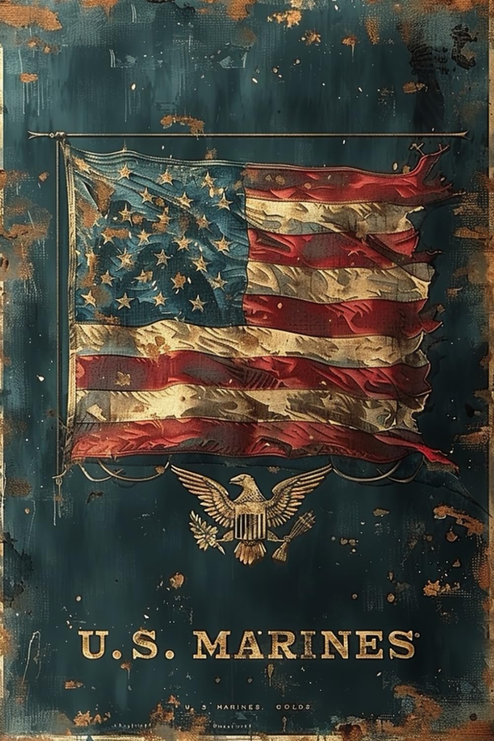 US MARINES CORPS Inspirational Motivational Journal Semper Fidelis ...