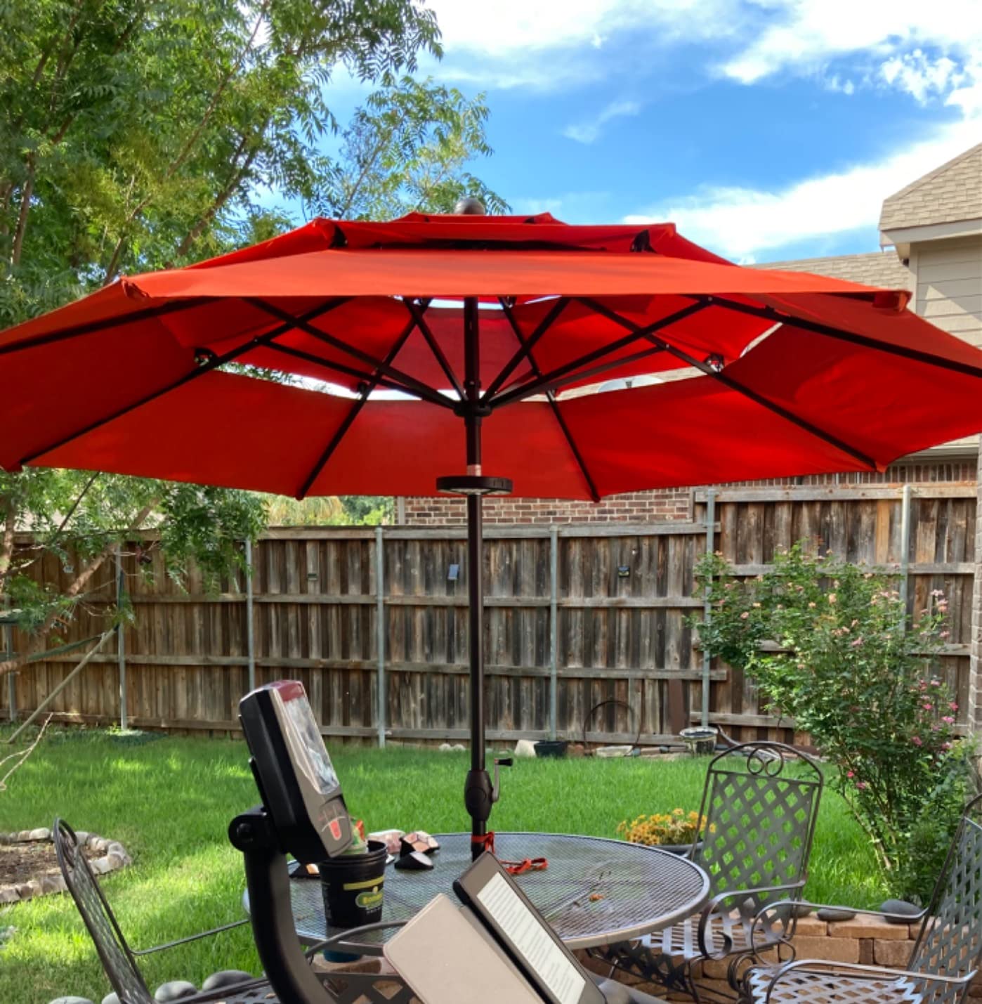 $22/mo - Finance HERA'S PALACE 10 Ft 3 Tiers Market Umbrella, 3 Tiers ...