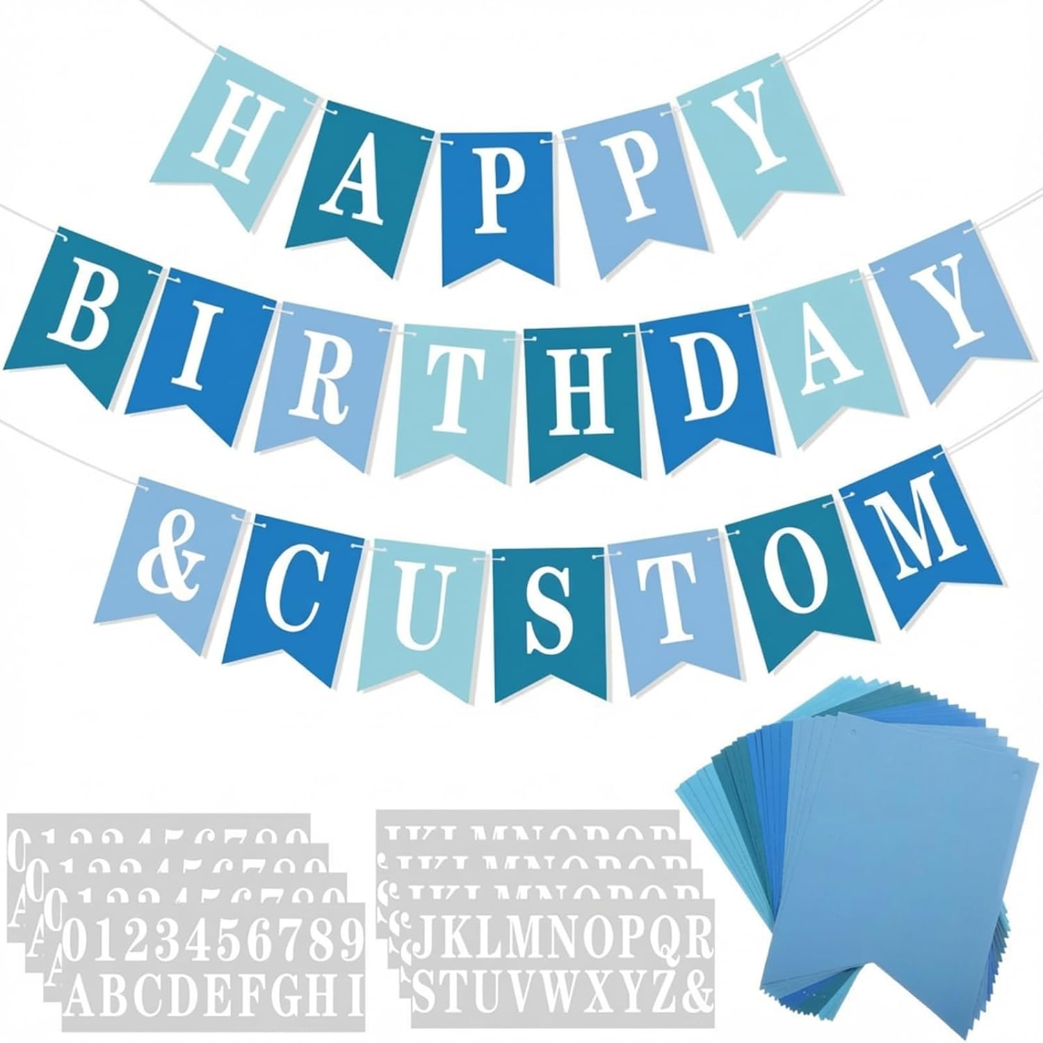 Amazon.com: Mooliwe 171 Pcs DIY Custom Banner Kit Make Your Own ...