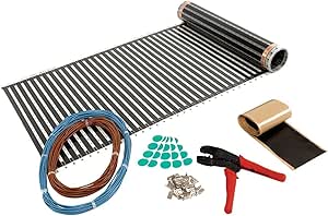 Flexel ECOFILM PRO Electric Underfloor Heating Kit 5.0m² : Amazon.co.uk ...