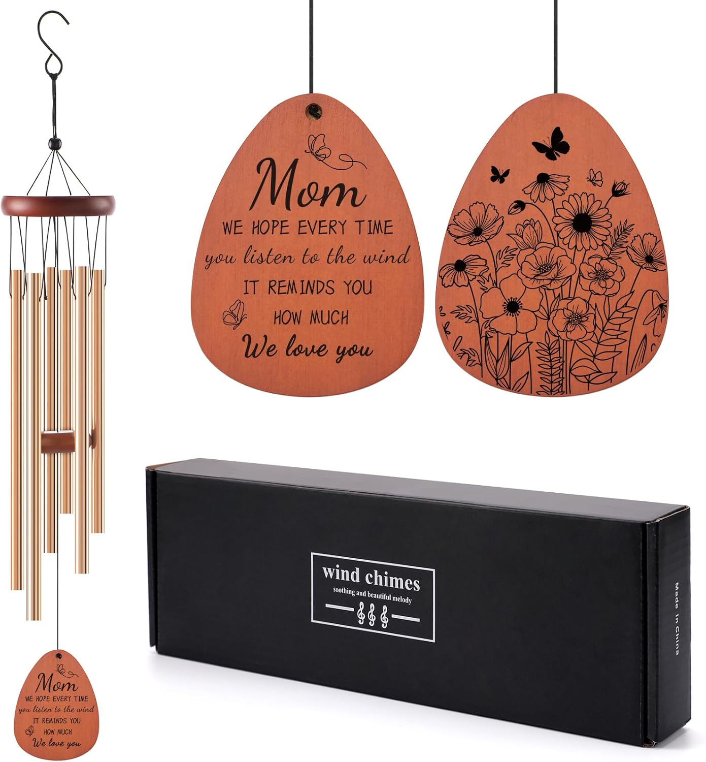 Amazon.com : Wind Chimes for Mom Inspirational Birthday Gifts for Mama ...