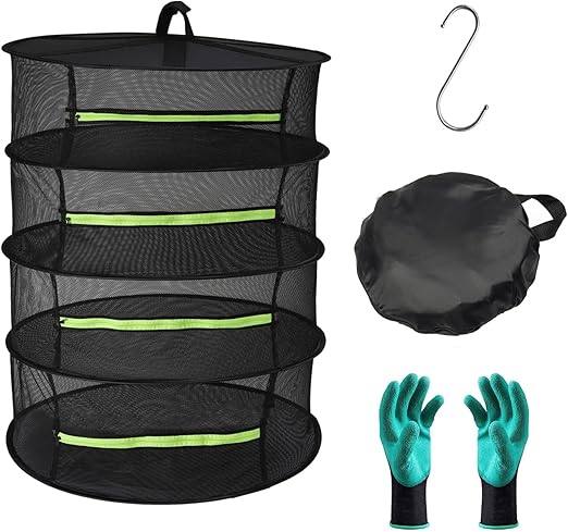 Amazon.com: Herb Drying Rack Hanging Drying Rack Mesh for Plants Herb ...