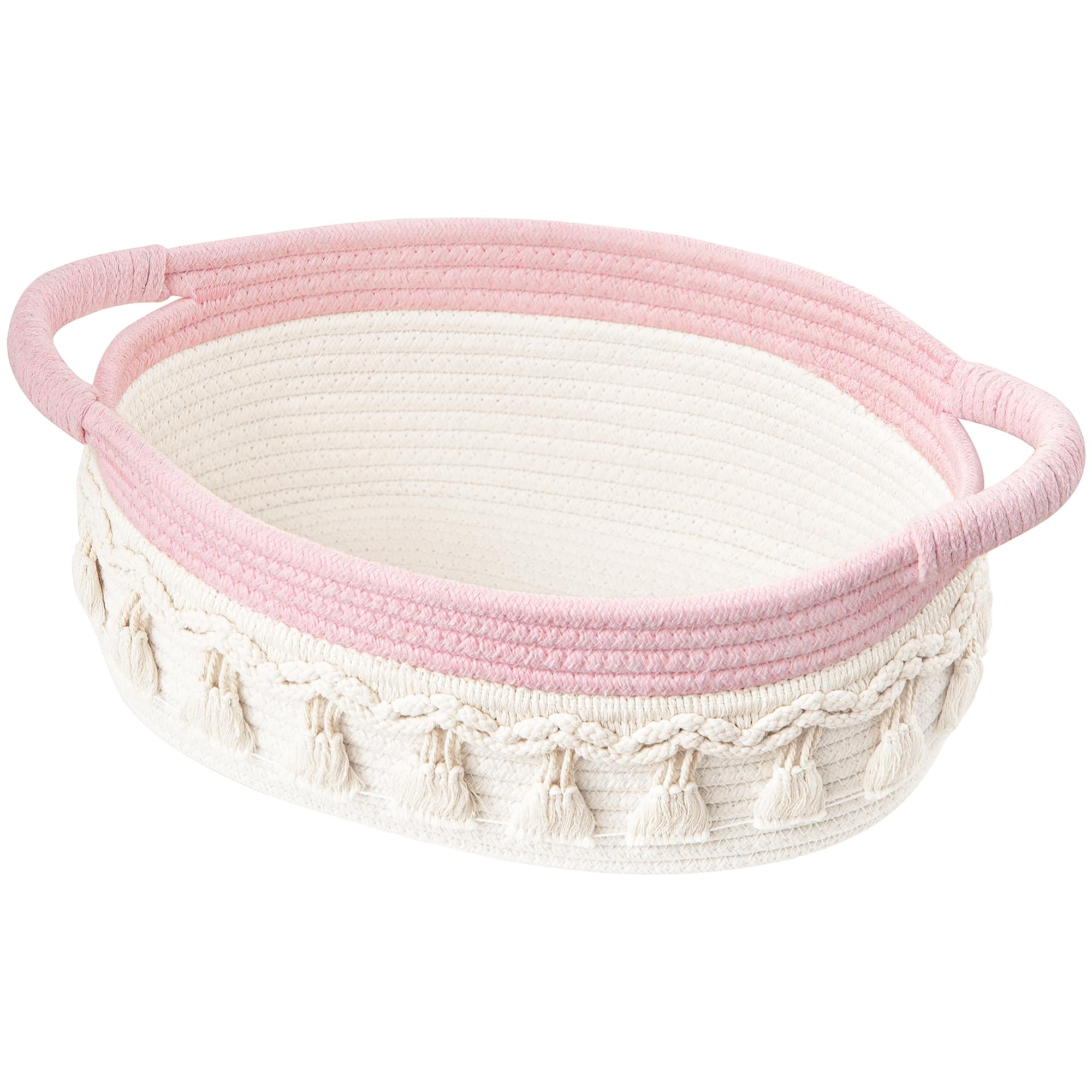 Amazon.com : UBBCARE Small Woven Basket for Gifts Empty, Decorative ...
