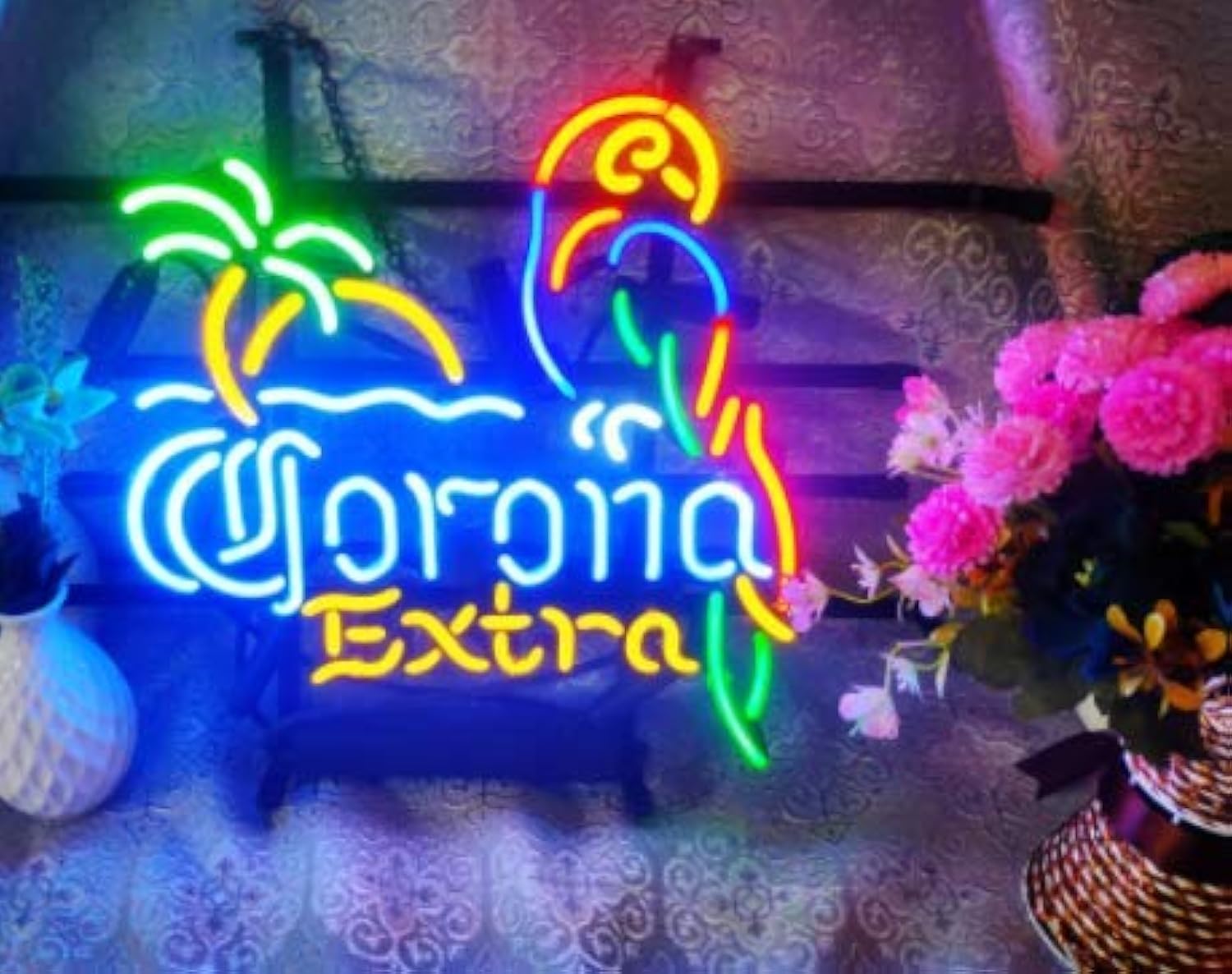 Amazon.com : Neon Signs Bada Bing Bar Home Art Neon Light Handmade ...
