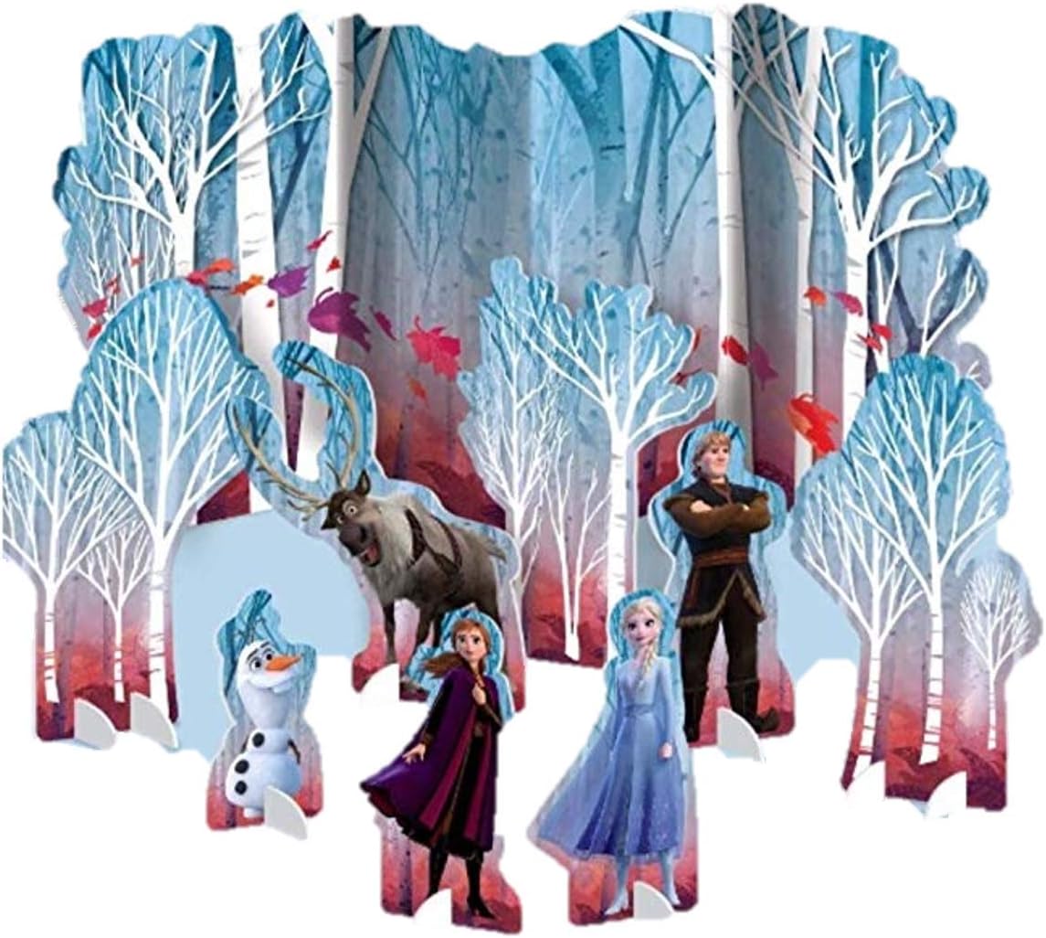 Amazon.com: Disney Frozen 2 Multicolor Table Decorating Kit (9 Pc. Set ...