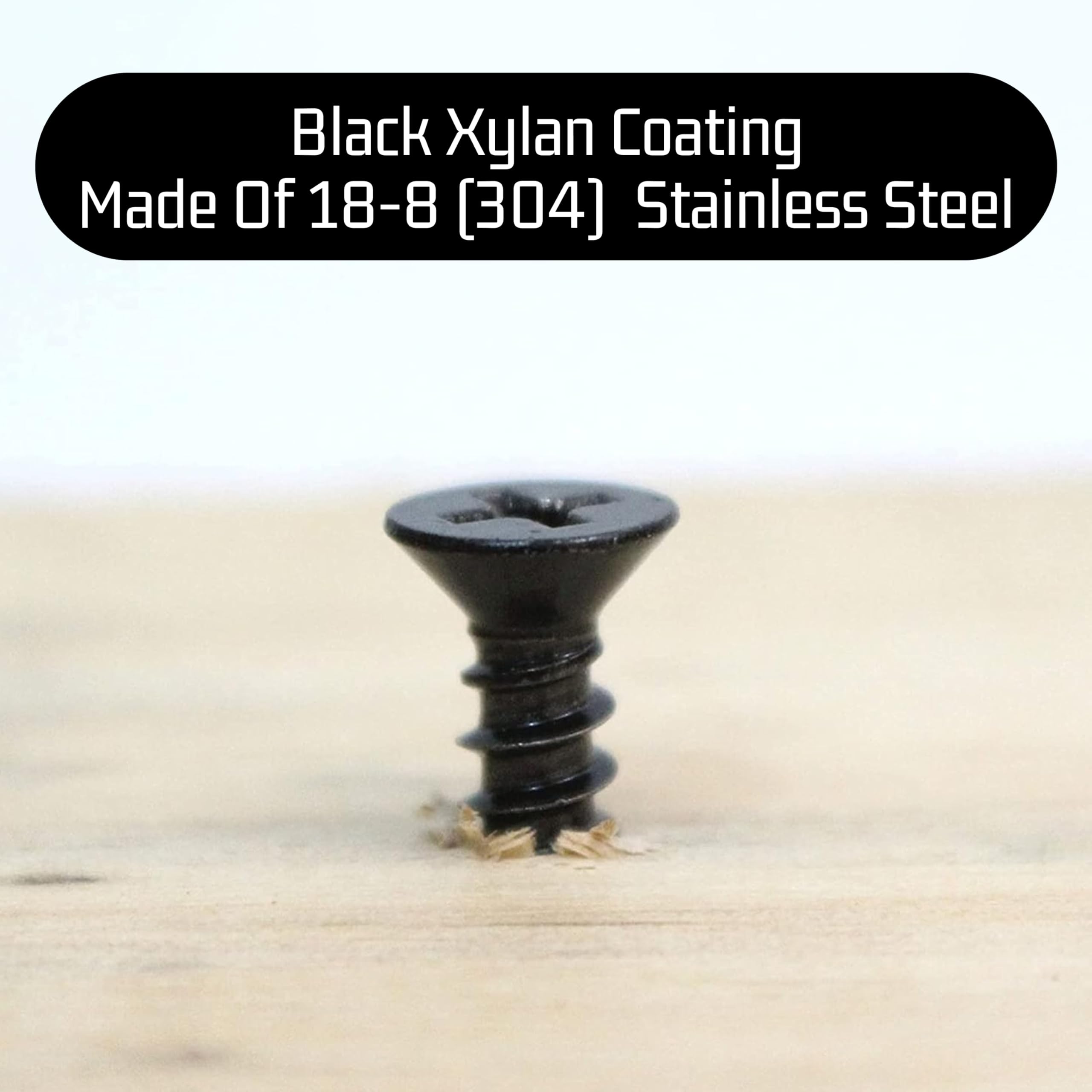 Snapklik.com : Bolt Dropper No. 8 X 2 Black Screws, Xylan Coated ...