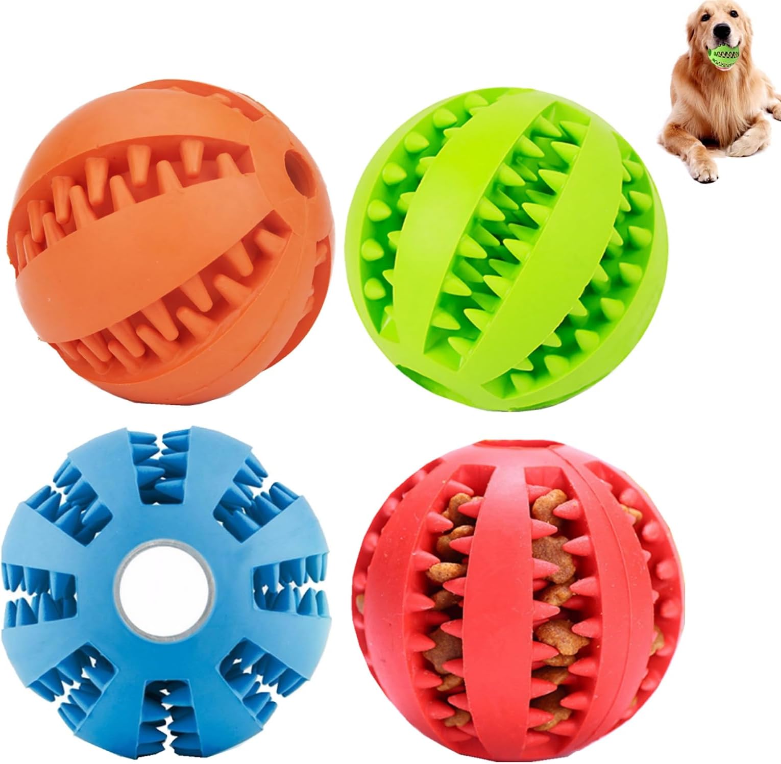 TUMYES Pelota de Juguete para Perros, Juguete para Limpiar los Dientes ...