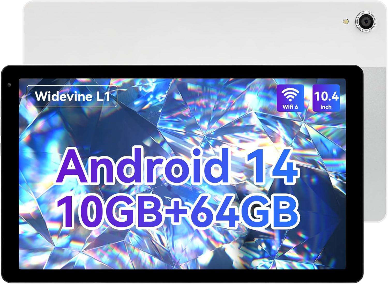 Amazon.co.jp: タブレット 10.4インチ - HiGrace Android14 タブレット Wi-Fiモデル 10GB+64GB+1TB拡張 8コアCPU 1.8GHz ...