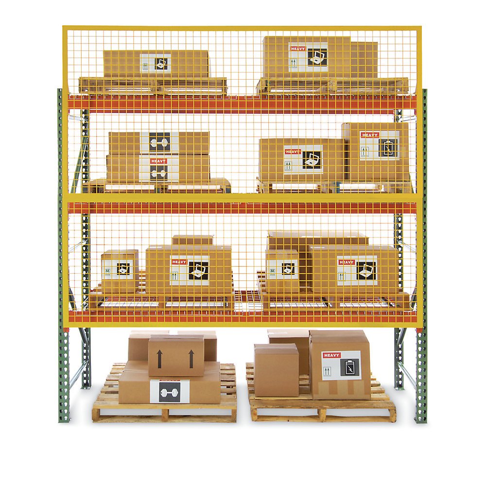 Amazon.com: Husky Steel Pallet Rack Guard - 8X3' - Yellow : Home & Kitchen
