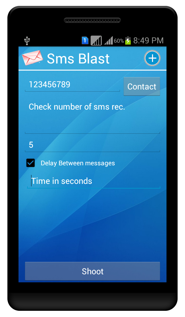 Sms blast - App on Amazon Appstore