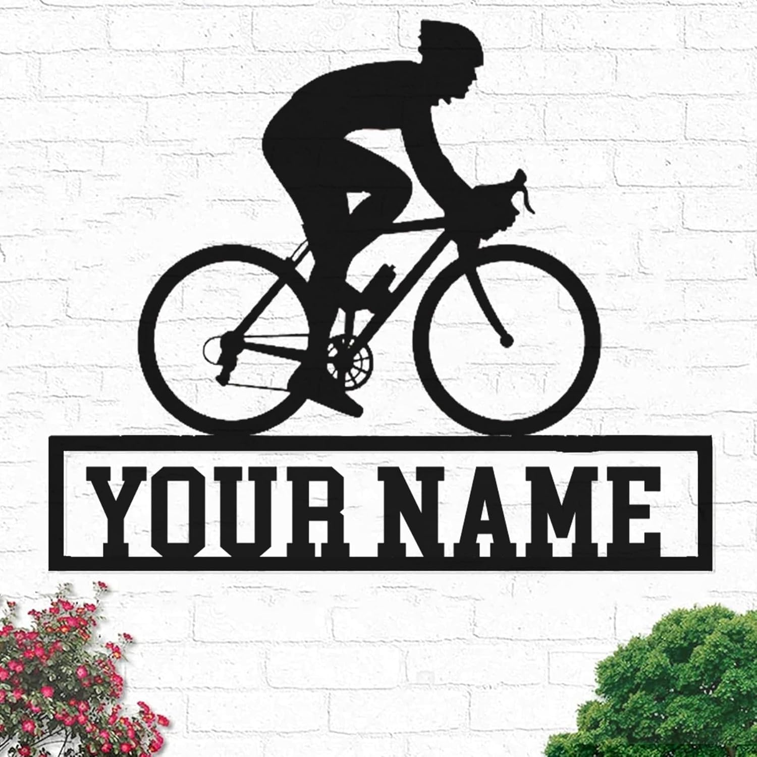 Amazon.com: Personalized Mountain Biking Metal Sign, Biker Metal Sign ...