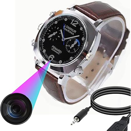 Buy Spy Mission Spy Camera Wrist Watch Hidden Video/Audio Recording ...